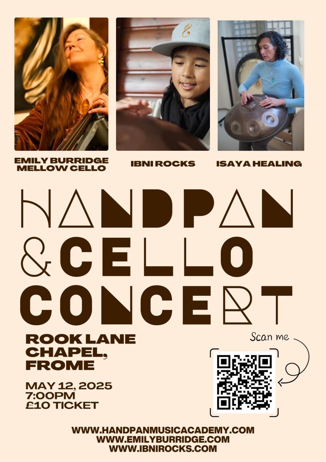 Concert 12th May Rhythm, Resonance, and Rook Lane Chapel: Ibni Rocks ...